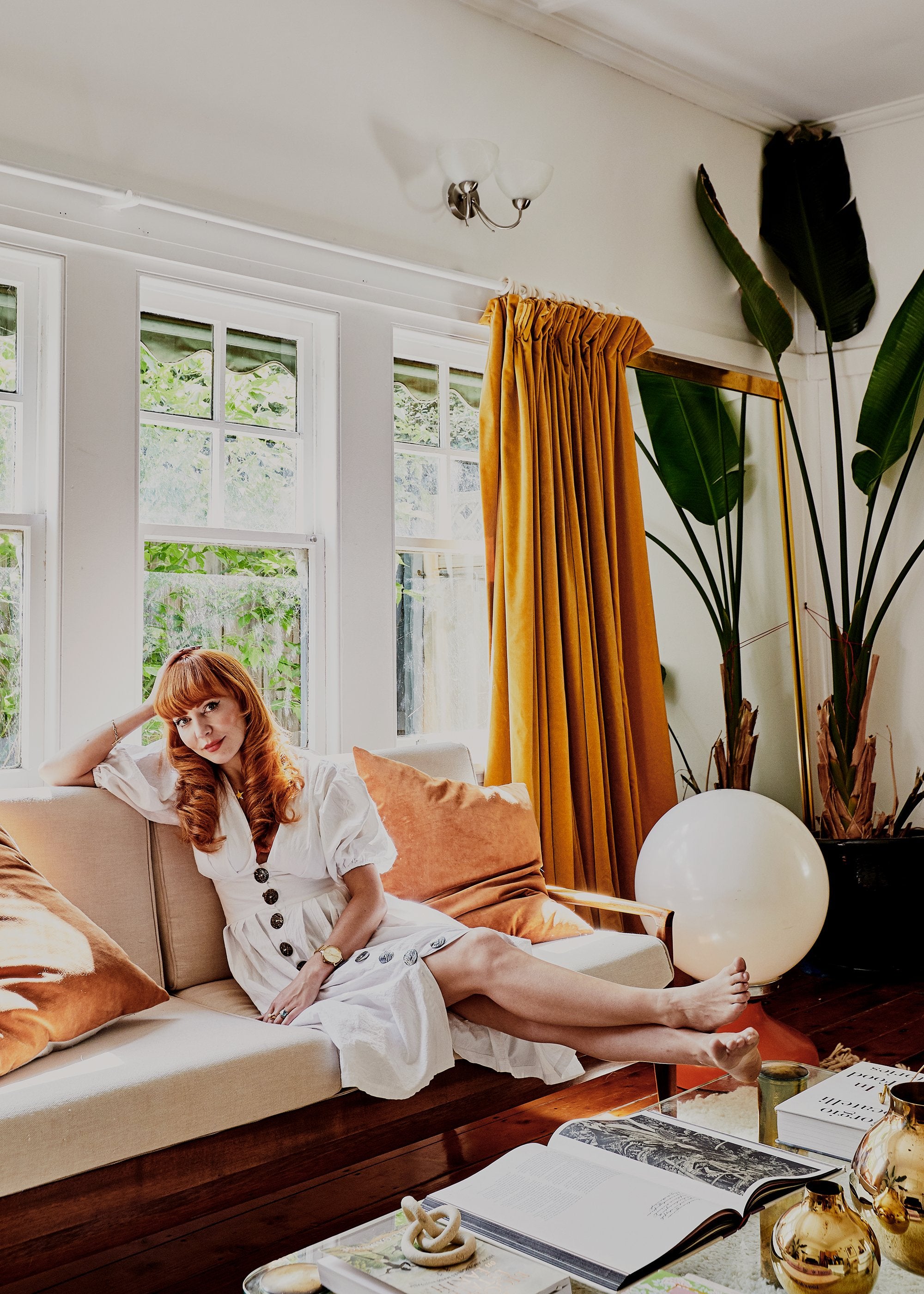 Step Inside Illustrator Kelly Thompson's Vintage-Filled Home – Bed Threads